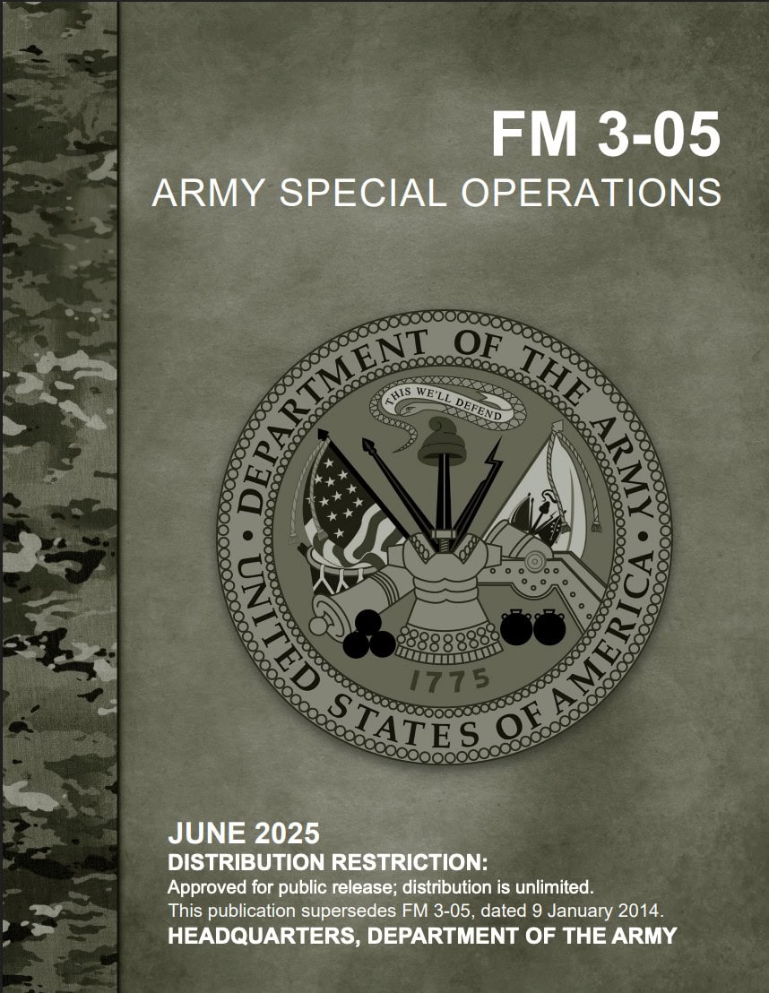 FM 3-05 Army Special Operations (June 2025) - SOF Support Foundation